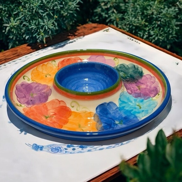L. Pierce Pottery | Dining | Vintage L Pierce Hand Painted Floral ...